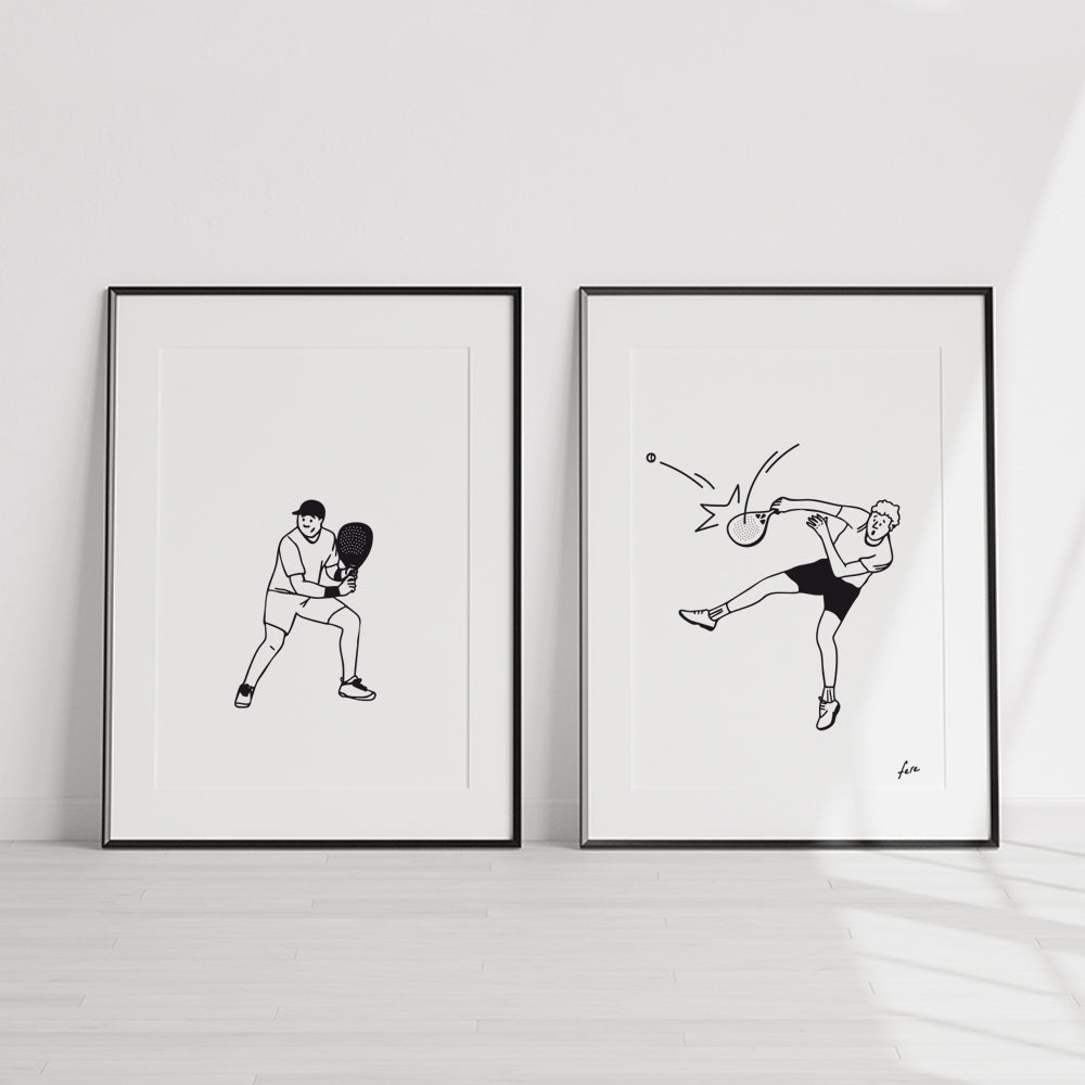 Duo d'affiches les sportifs - Padel – FERE